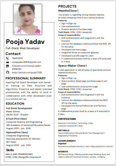 Pooja Yadav